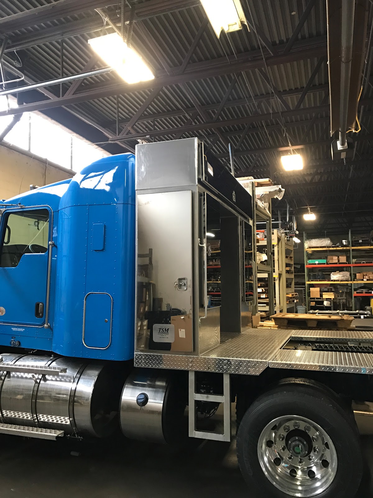 Cabinets for Trucking Company | Tallmadge Spinning & Metal